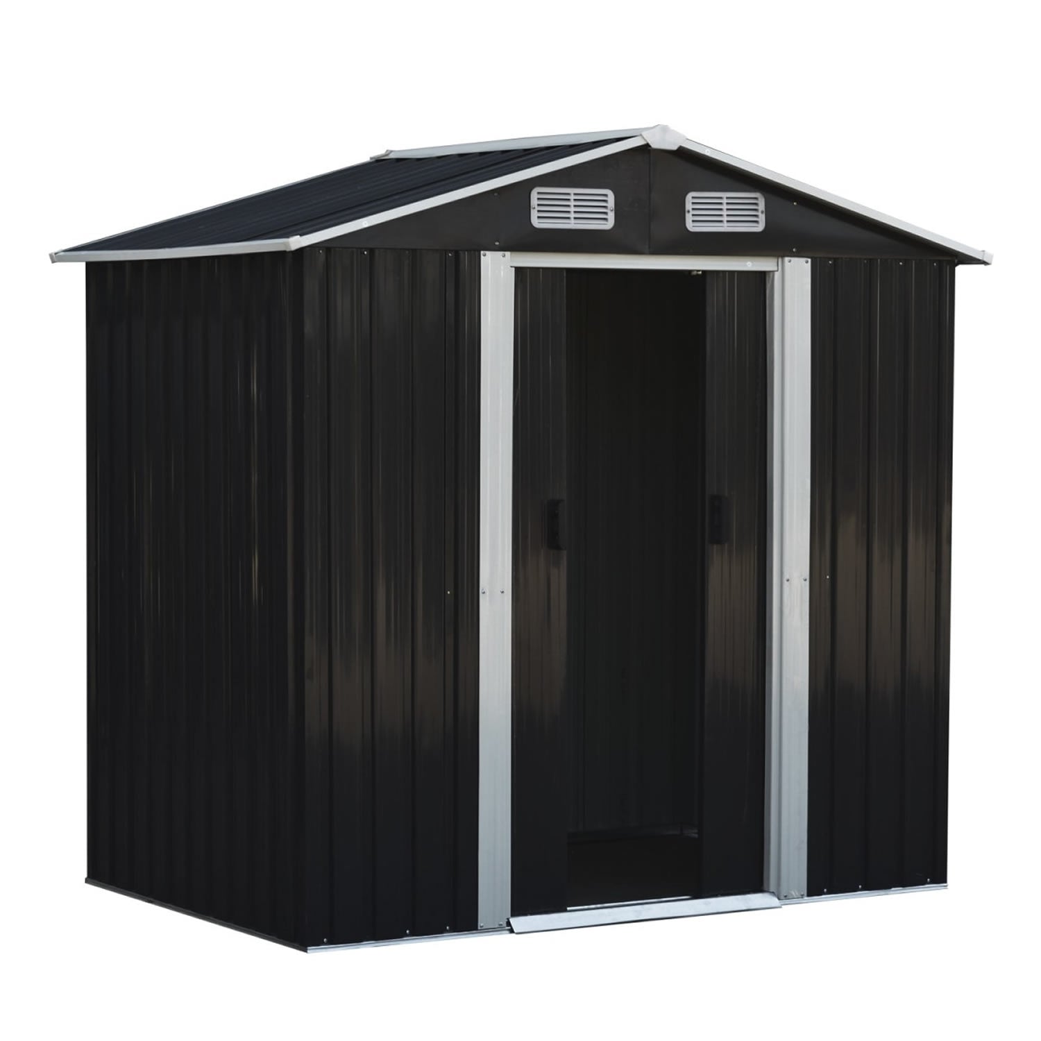 Bodega De Jardín Negra 2.44M2 195x125cm– De Todo y Más