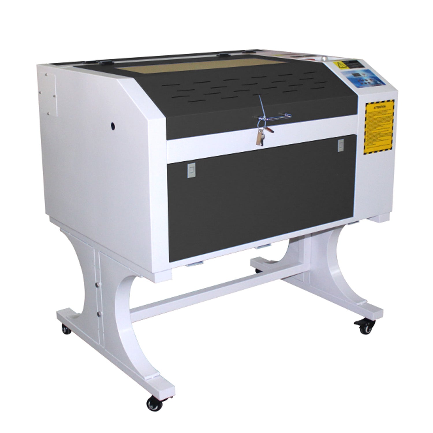 Máquina De Corte y Grabado Láser CNC 300X200MM 40W Y Base Con Ruedas ...