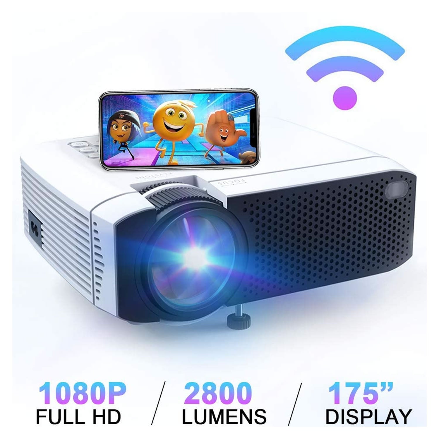Proyector Led Miracast 1280p Wifi Tactil 1600 Lumenes B01– De Todo y Más